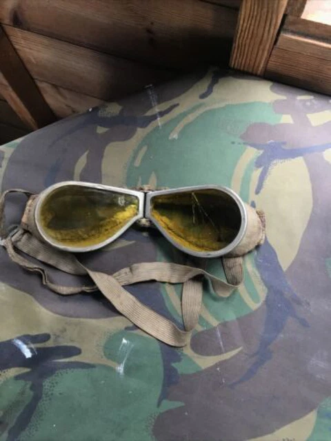 WW2 BRITISH ARMY YellowLens MT Goggles Tank Crew,Drivers £46.99 ...