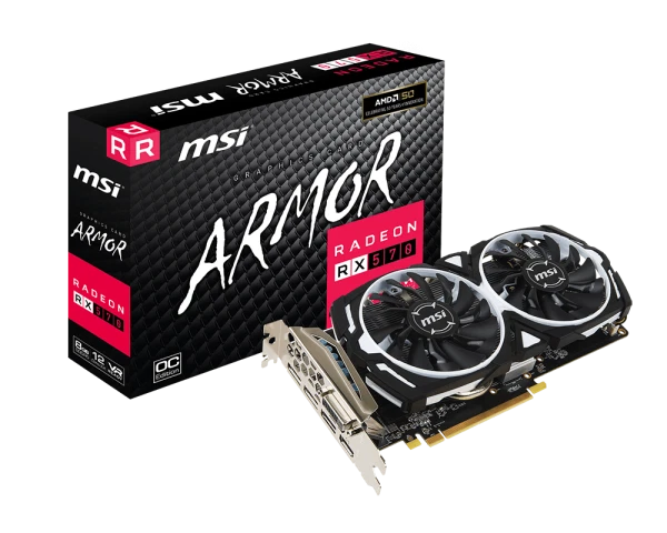 MSI AMD RADEON RX 570 8GB GDDR5 Graphics Card - R570AR8C $83.89 ...