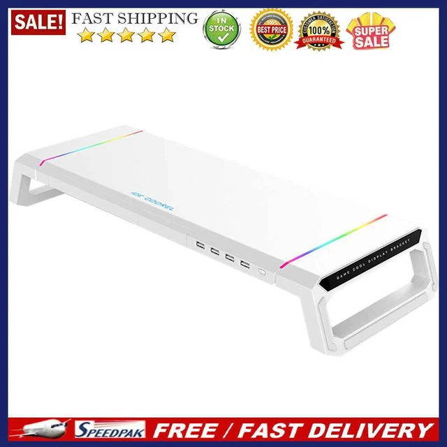 MULTI-FUNCTION DESKTOP MONITOR Holder RGB Universal Computer Laptop ...