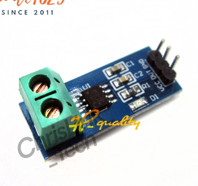 20A ACS712 MODULE 5V Measuring Range Current Sensor Hall Board For ...