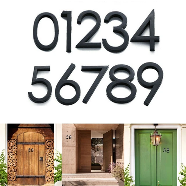 DISTINCTIVE 3D NUMBER Signage for Easy Location Identification Outdoors ...