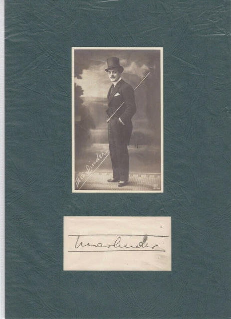 RARE - MAX LINDER original signed & orig.pc--Idol of Ch.CHAPLIN £286.65 ...