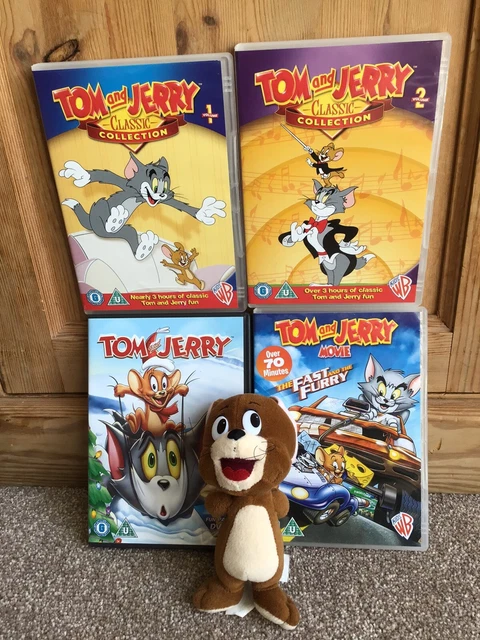 1998 PLAY BY Play Tom and Jerry Mouse Brown Soft Plush Toy 6" Bundle ...