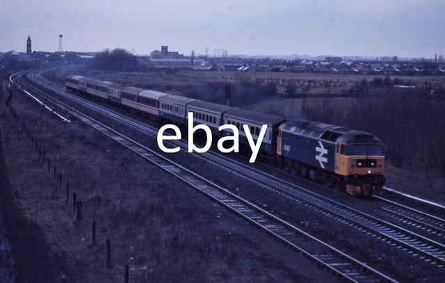 2 ORIGINAL 35MM RAILWAY SLIDES CLASS 47 DIESELS 47467,47555 DARLINGTON ...