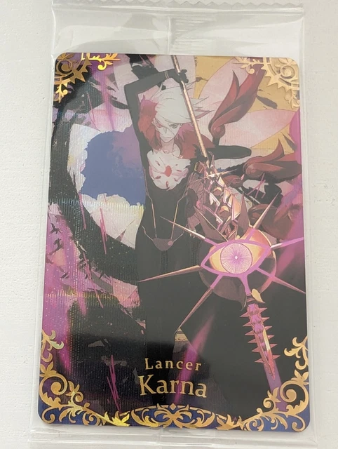 FATE GRAND ORDER FGO Wafer Card Karna Lancer ST06 (Twin Wafer Special ...