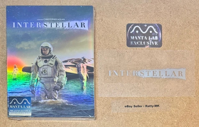 INTERSTELLAR - MANTA Lab Full Slip 4K + Blu Ray Steelbook - New & Sealed £349.99 - PicClick UK