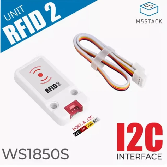 M5STACK - MINI RFID Unit WS1850S Sensor Module I2C Read, Write RFID cards $22.98 - PicClick AU