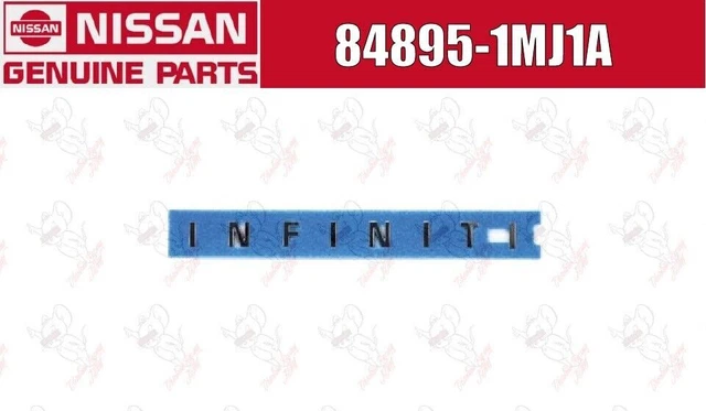 NISSAN INFINITI GENUINE Trunk Lid Emblem Name Plate 84895-1MJ1A OEM £70 ...