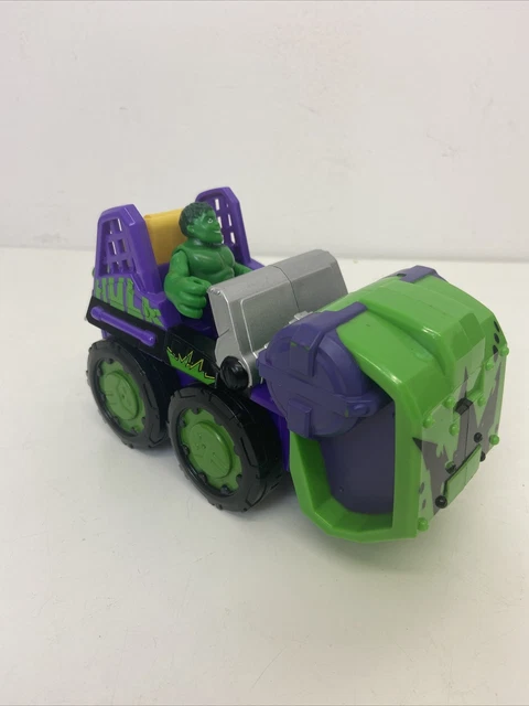 FISHER PRICE IMAGINEXT Marvel Hulk Smash Vehicle/tank And Hulk Figure ...