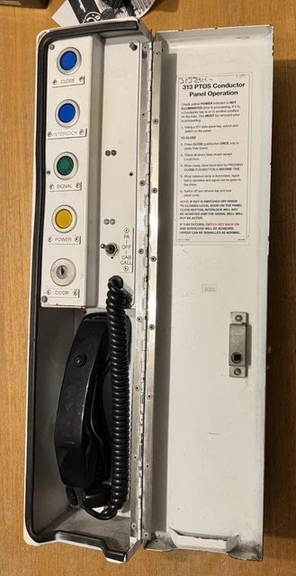 BRITISH RAIL Class 313 Guard's Door Control Panel (EX 313206) £100.00 ...