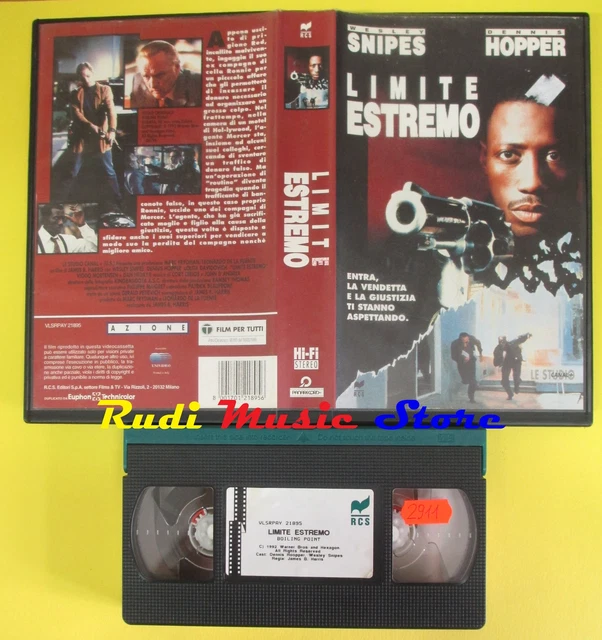 FILM VHS LIMITE ESTREMO wesley snipes Dennis hopper 1992 RCS (F40 ...