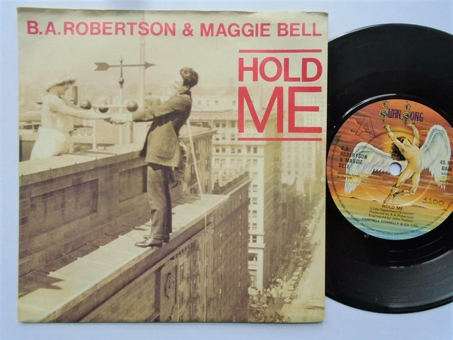 BA ROBERTSON HOLD Me 7" Swansong BAM1 EX/VG 1981 picture sleeve, a-side ...