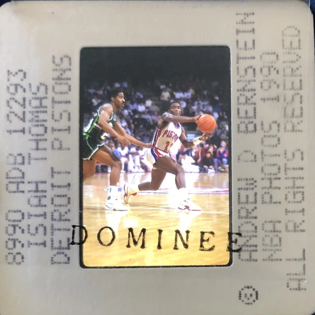 NBA 35 MM Slide - Isiah Thomas - Pistons - Photographe Andrew Bernstein ...