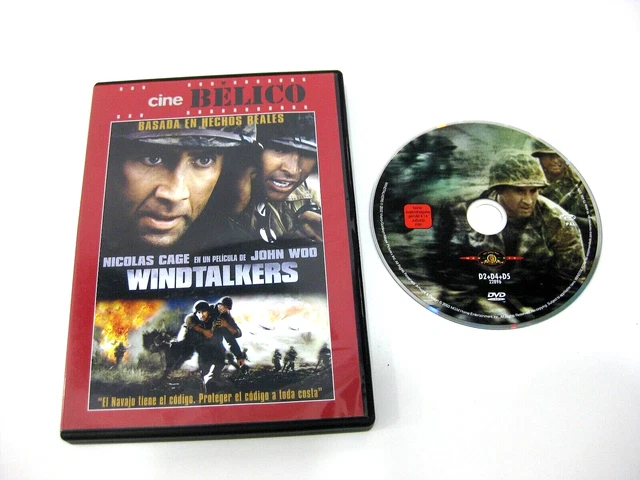 WINDTALKERS DVD NICOLA Cage Adam Beach Mark Ruffalo Noah Emmerich Peter ...