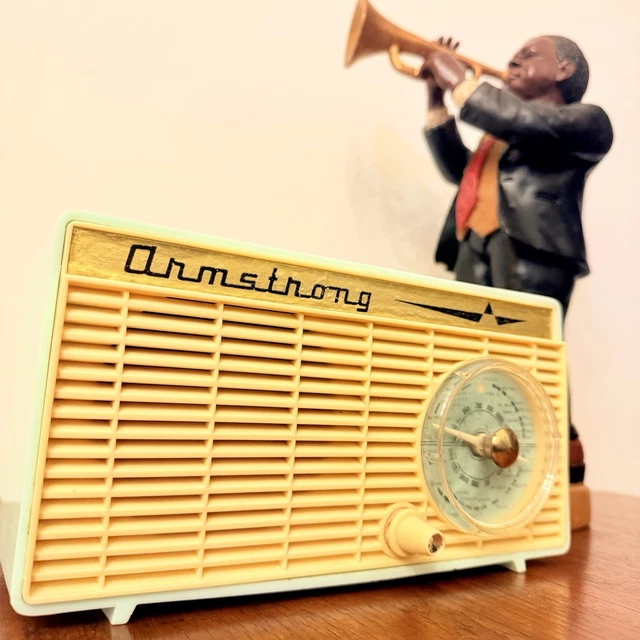 RADIO VINTAGE ARMSTRONG 1700 Anni 50 A Valvole D’epoca 1955 Azzurro ...