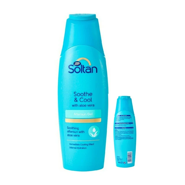 BOOTS SOLTAN SOOTHE & Cool Aftersun gel with Aloe Vera - 200ml £9.99 ...