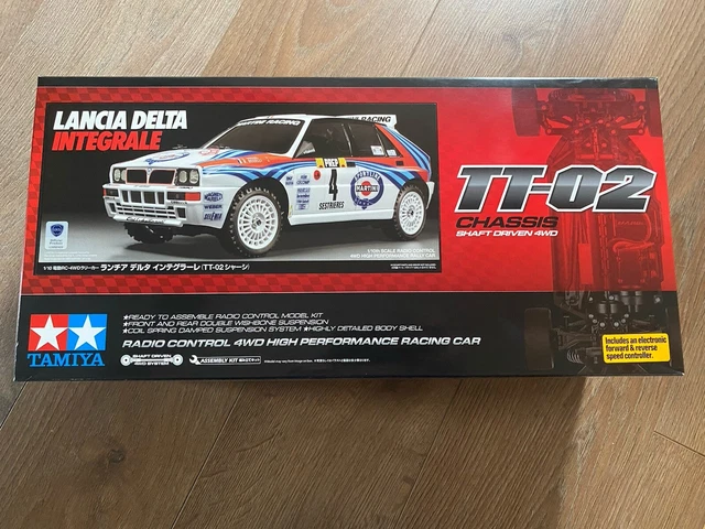 TAMIYA LANCIA DELTA TT-02 RC Touring Car (58570) Kit + ESC £117.00 ...
