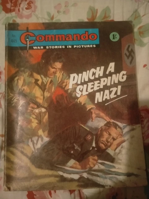 COMMANDO PINCH A Sleeping Nazi No445 1969 1d C.P War Story Picture ...