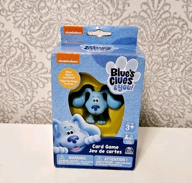 BLUES CLUES & You Card Game Nickelodeon Includes Blue Figure & 40 Jumbo ...