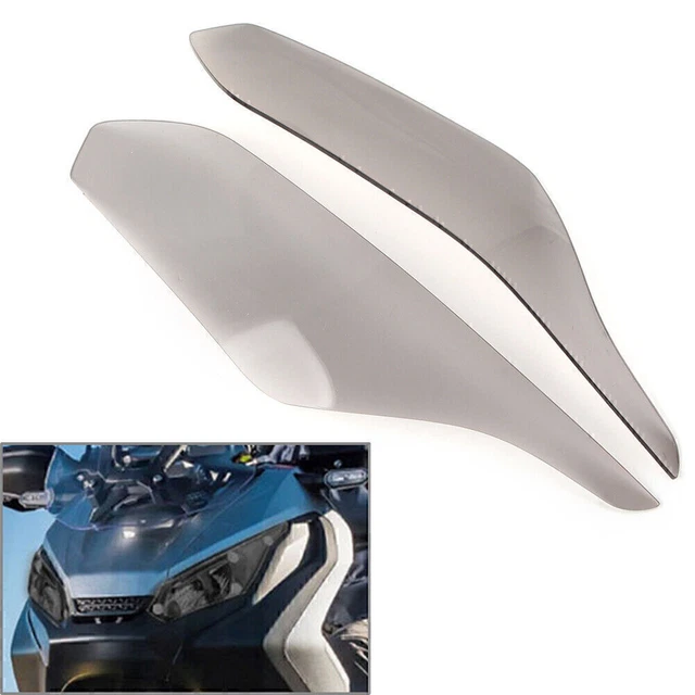 SMOKE HEADLIGHT GUARD Shield Screen Lens Cover For Honda X-ADV 750 2017 ...