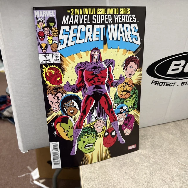 MARVEL SUPER HEROES Secret Wars #2 édition fac-similé Marvel 2024 EUR 3 ...