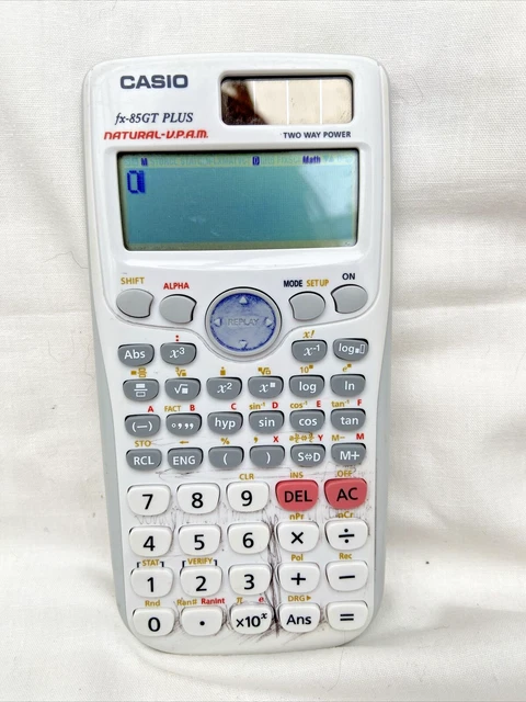 CASIO FX-85GT PLUS Natural-V.P.A.M. Scientific Calculator/Two Way Power ...