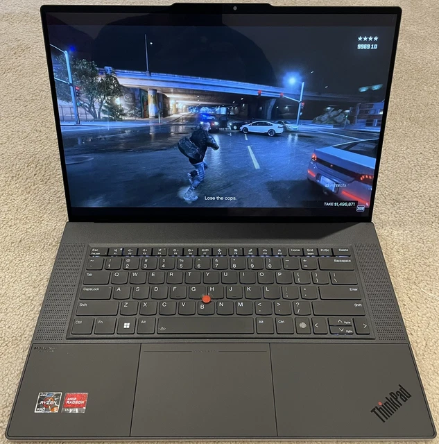 LENOVO THINKPAD Z16 Gen 1 16" Ryzen 5 Pro 6650H RX6500M 4GB GPU 16GB ...