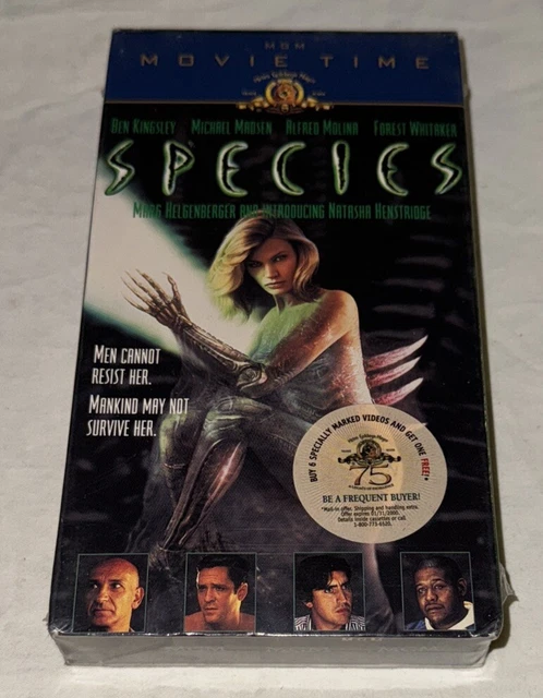 SPECIES (VHS, 1995) Sealed Natasha Henstridge Ben Kingsley Forest Whitaker £9.60 - PicClick UK