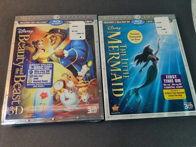 WALT DISNEY. SET of 2 Blu-ray 3D discs with your favorite cartoons. New ...
