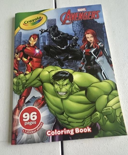 CRAYOLA MARVEL AVENGERS Endgame Coloring Pages £15.82 - PicClick UK
