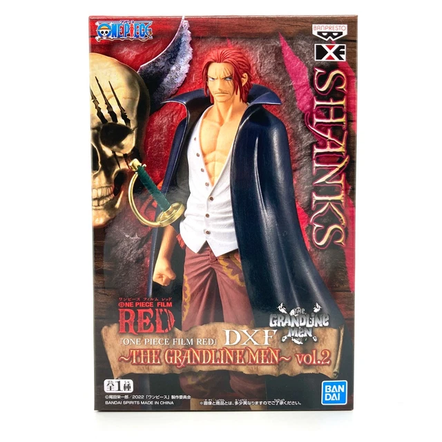 FIGURINE ONE PIECE FILM ROUGE THE GRANDLINE HOMMES vol.2 DXF Shanks ...
