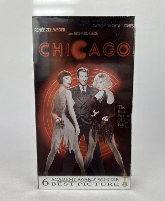 CHICAGO (VHS MOVIE) Richard Gere, Catherine Zeta Jones Brand New Sealed ...