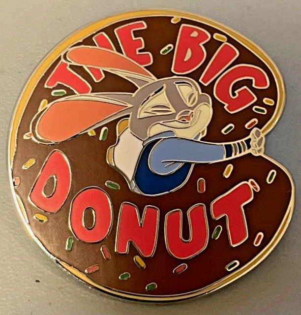 ZOOTOPIA JUDY HOPS The Big Donut Splendid Walt Disney Pin $14.95 ...