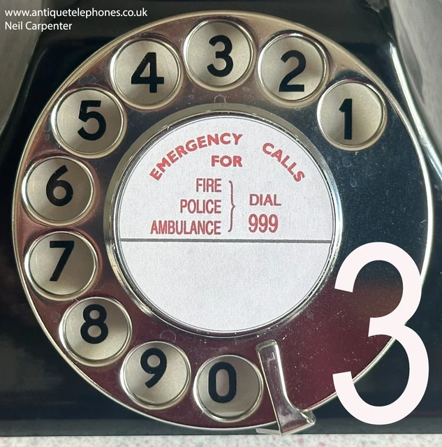 GENUINE NEW OLD stock GPO BT No21a telephone dial. £21.45 - PicClick UK