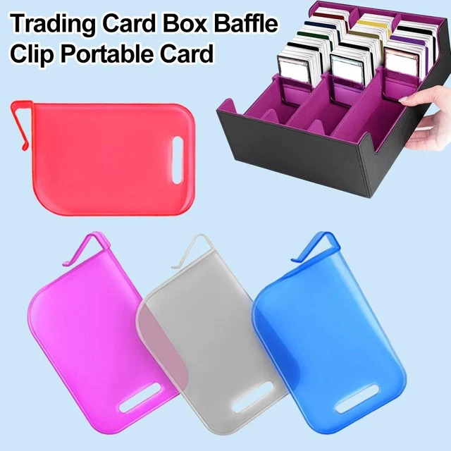 5PCS TRADING CARD Box Baffle Clip Card Storage Partition Box Board Card ...