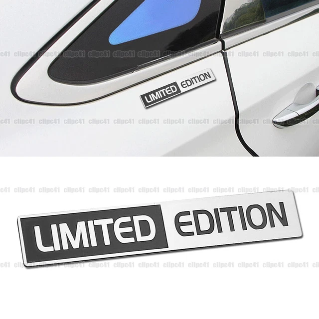 LIMITED EDITION LOGO Sticker Metal Car Decal Emblem Bumper Rear Trunk ...
