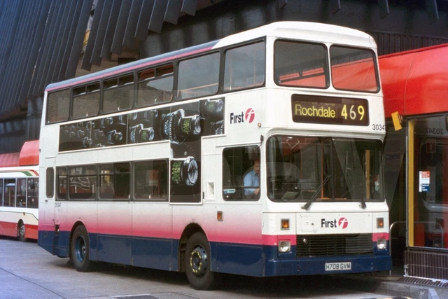 BUS PHOTO - First Greater Manchester H708GVM Volvo B10M Citybus ex GM ...