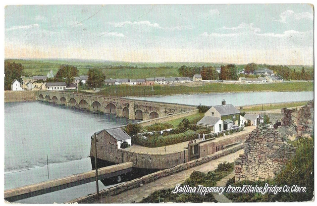 BALLINA TIPPERARY FROM Killaloe Bridge, Co Clare - Postcard - Posted ...