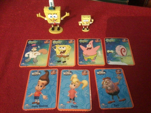 WEETOS SPONGEBOB SQUAREPANTS, Jimmy Neutron - Heat Reveal Trading Cards ...
