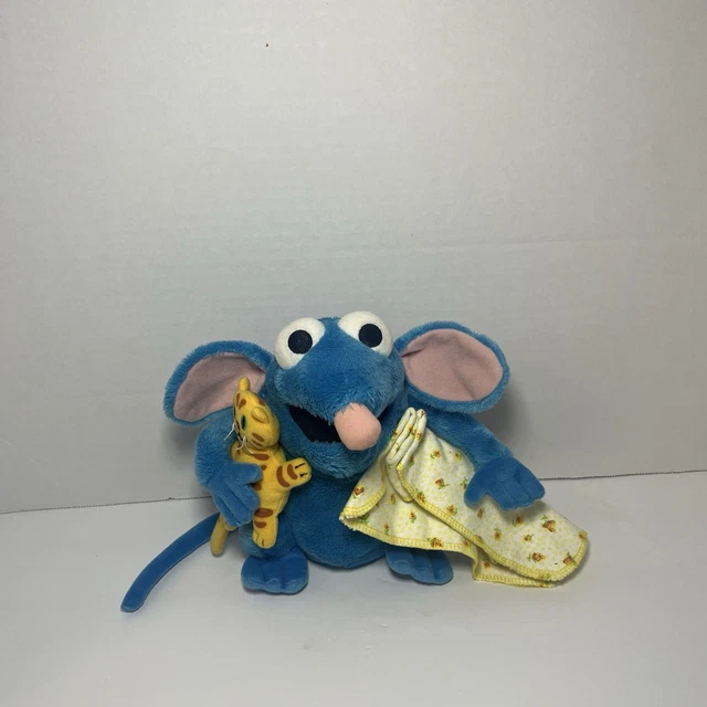 HTF DISNEY STORE Tutter Plush Bear In the Big Blue House Mouse Kitty ...