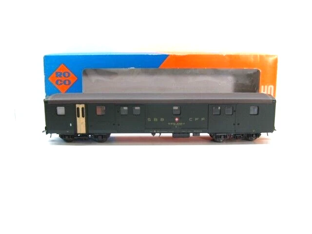 ROCO H0 4240 D Gepäckwagen, SBB, DC, NEM, NEU in OVP #38638 EUR 24,90 ...