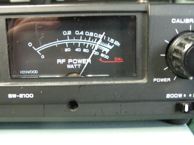 KENWOOD SW-2100 HAM Radio SWR Power Meter Wattmeter, includes copy of ...