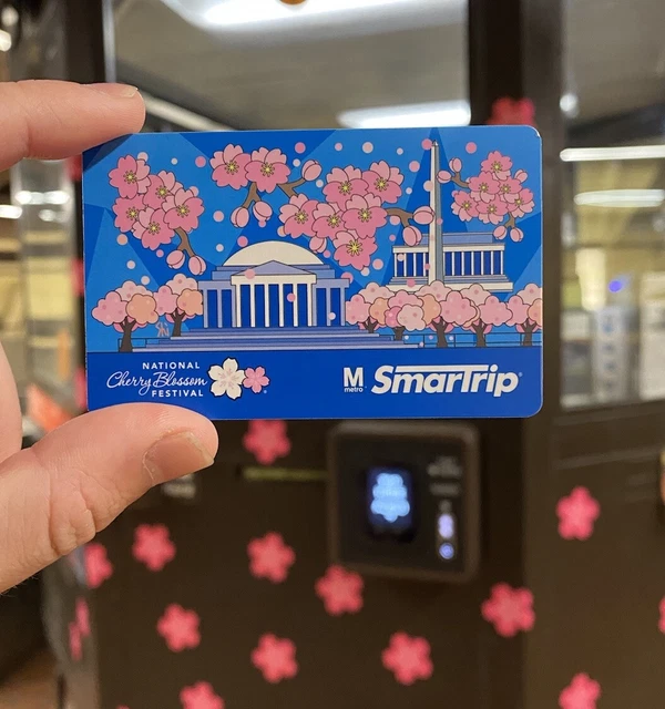 2024 NATIONAL CHERRY Blossom Festival Washington DC WMATA Smartrip ...