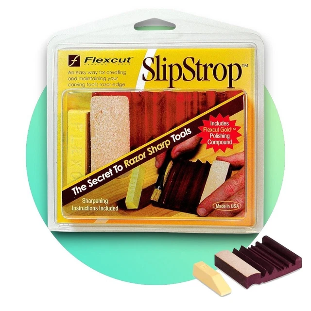FLEXCUT SLIPSTROP SLIP STROP CARVING TOOL SHARPENER with SHARPENING ...