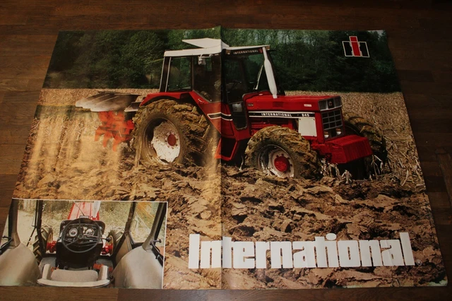 AFFICHE TRACTEUR INTERNATIOAL HARVESTER 845 IH ( 116 X 157 cm ) 4 EUR 120,00 - PicClick FR