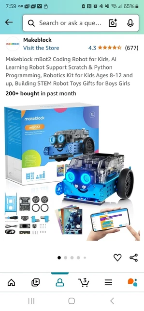 MAKEBLOCK MBOT2 CODING Robot for Kids, AI Learning Robot $120.00 - PicClick