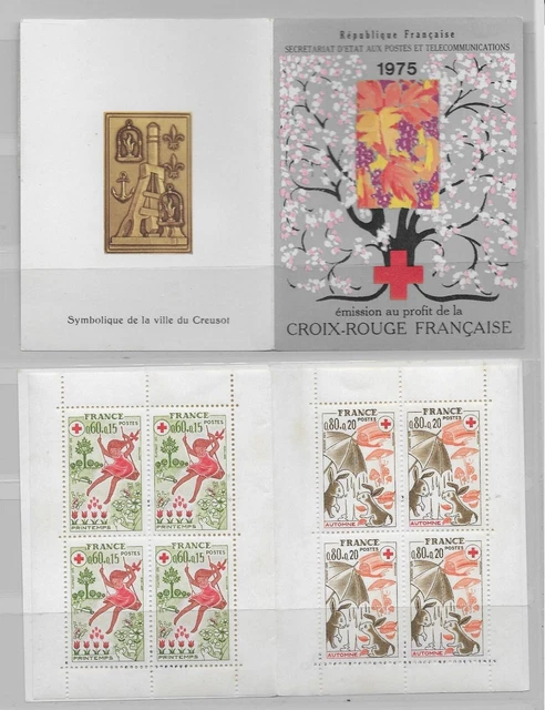 1975 CARNET CROIX rouge N° 2024 neuf **cote 9 EUR 2,00 - PicClick FR