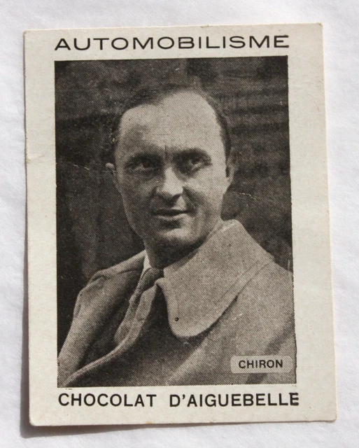 ANCIENNE CARTE DE COLLECTION SPORT / AUTOMOBILISME / Louis CHIRON ...