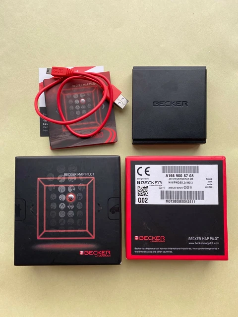 MERCEDES BECKER MAP Pilot BE M013 2014 Sat Nav Navigation A1669008708 ...