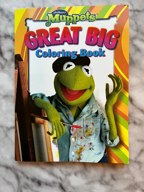 JIM HENSON'S MUPPET'S Great Big Coloring Book Vintage Muppet Treasure ...